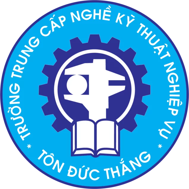 [Vector Logo] Trường Trung Cấp Nghề Kỹ Thuật Nghiệp Vụ Tôn Đức Thắng ...