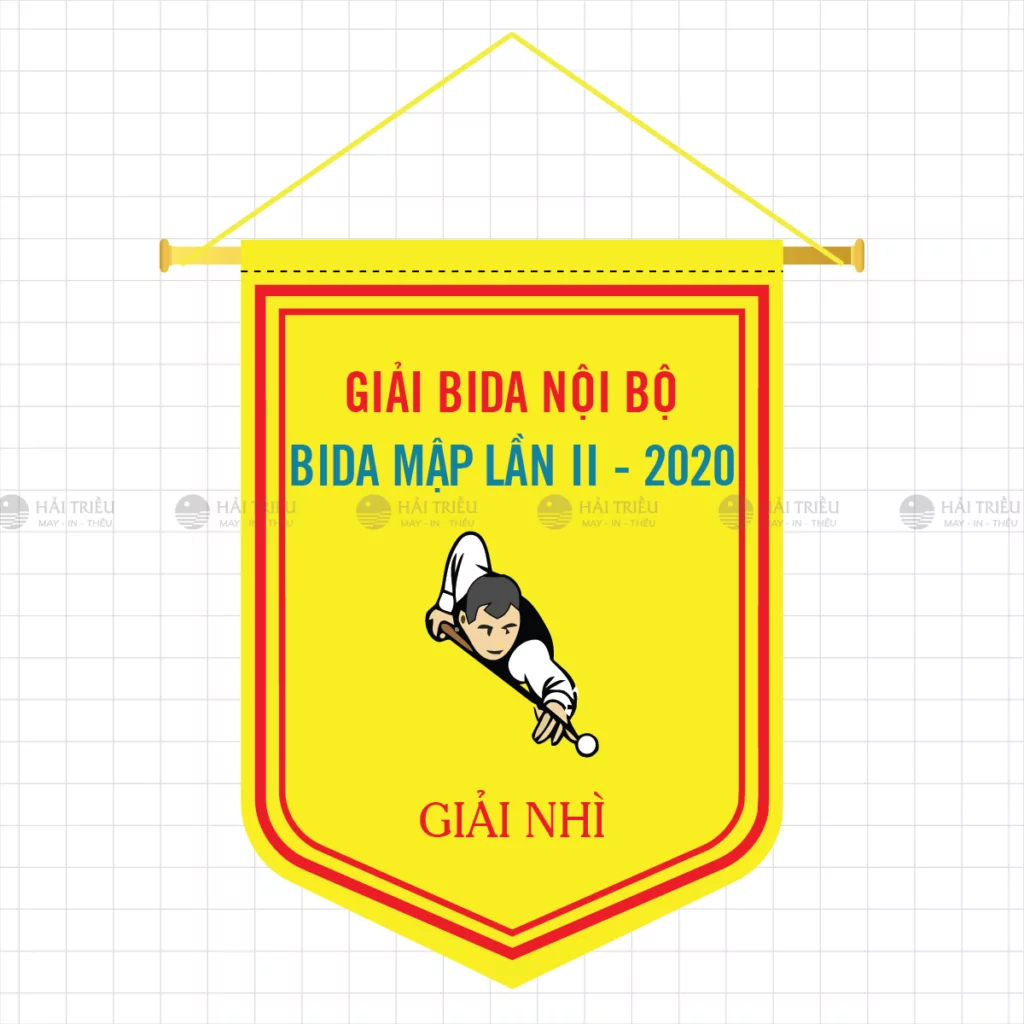 Cờ Lưu Niệm Giải Bida Nội Bộ Bida Mập Lần II - Giải Khuyến Khích, Hà ...
